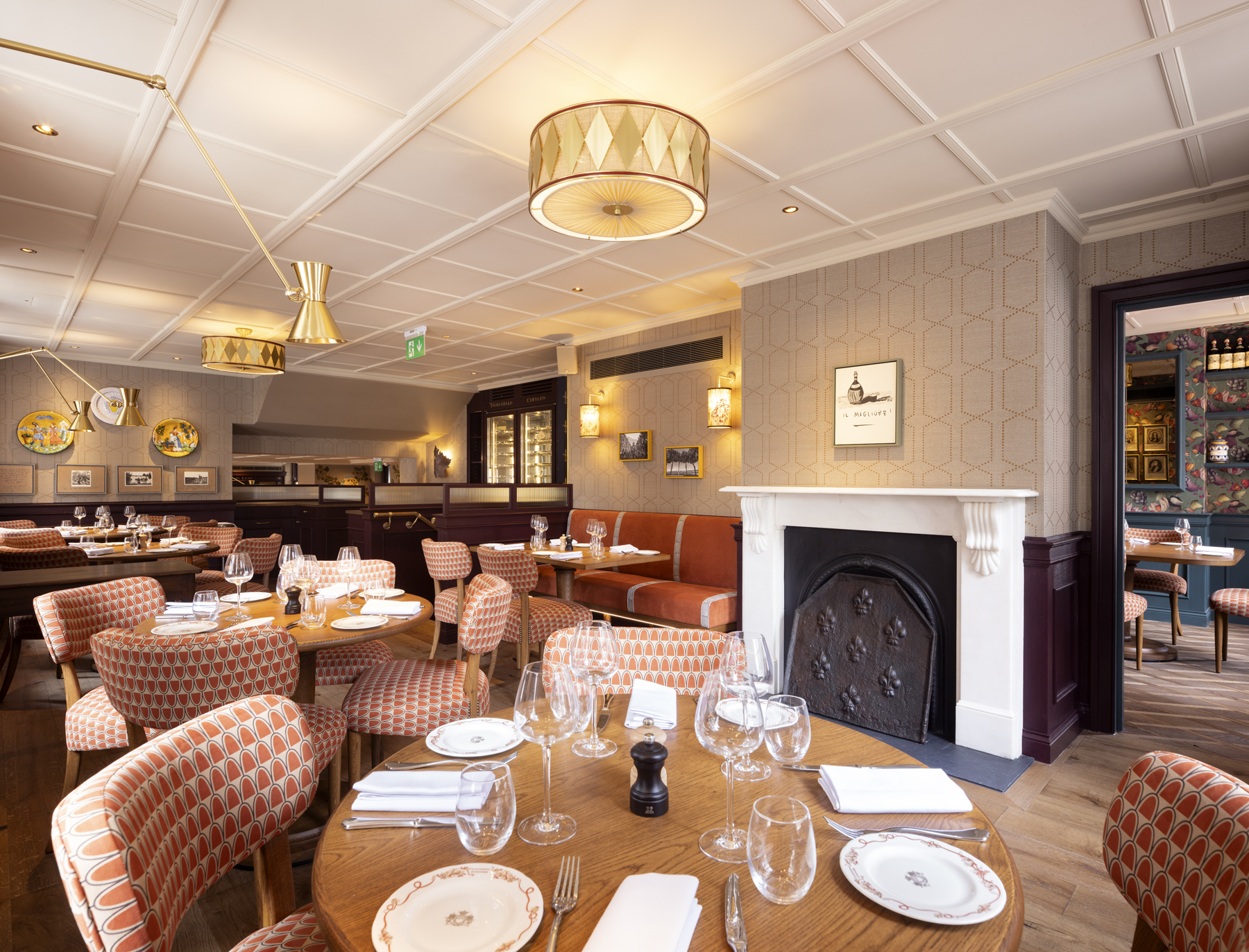 Cantinetta Antinori Restaurant, Knightsbridge, London—Studio Ageli ...